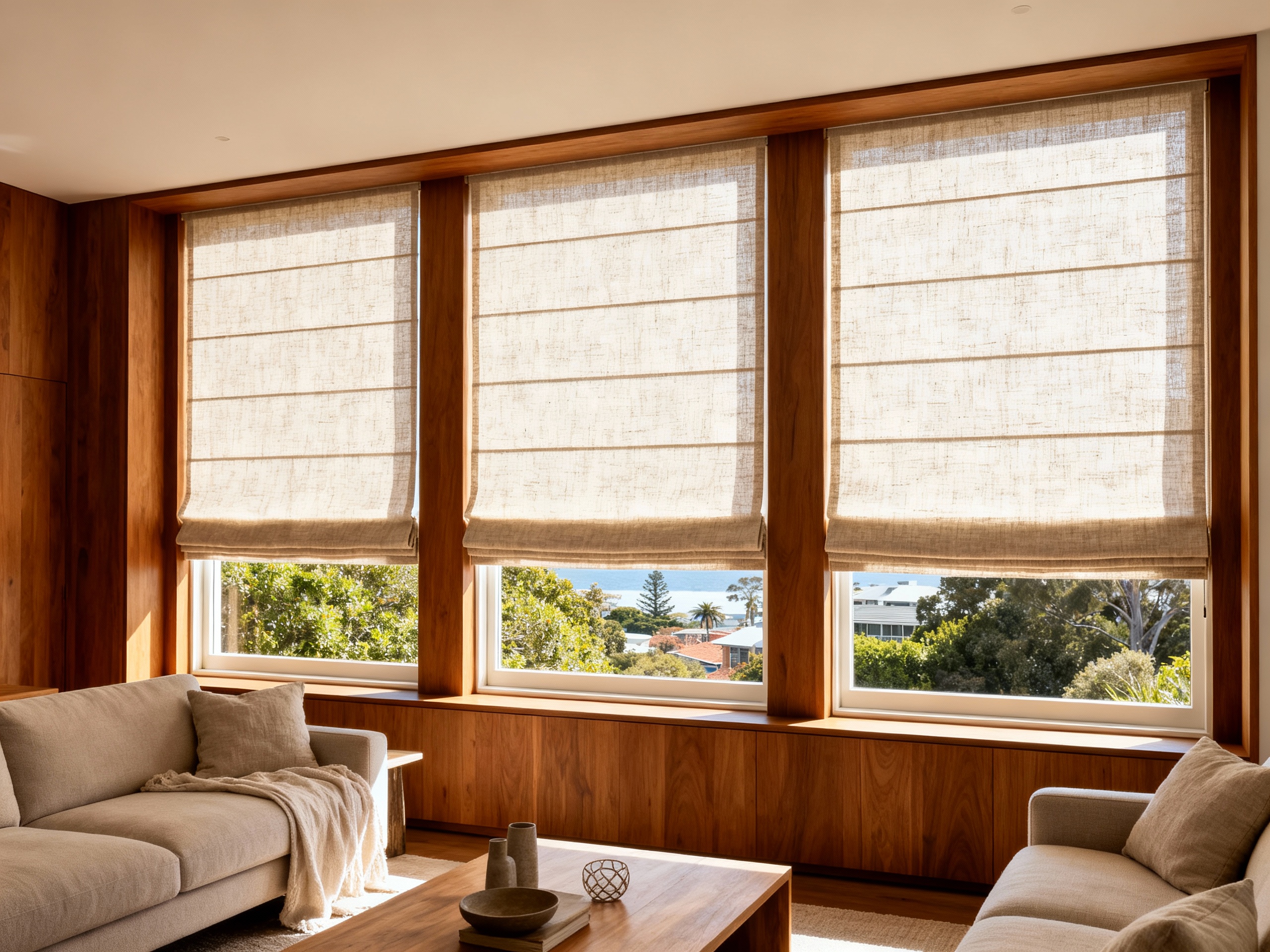 Linen Roman Blinds: A Stunning Designer Favourite